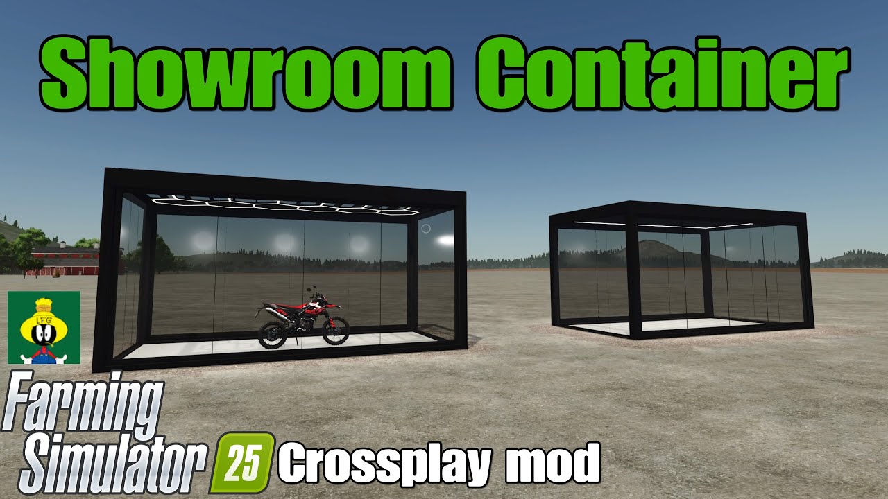 Showroom Container / FS25 crossplay mod - YouTube