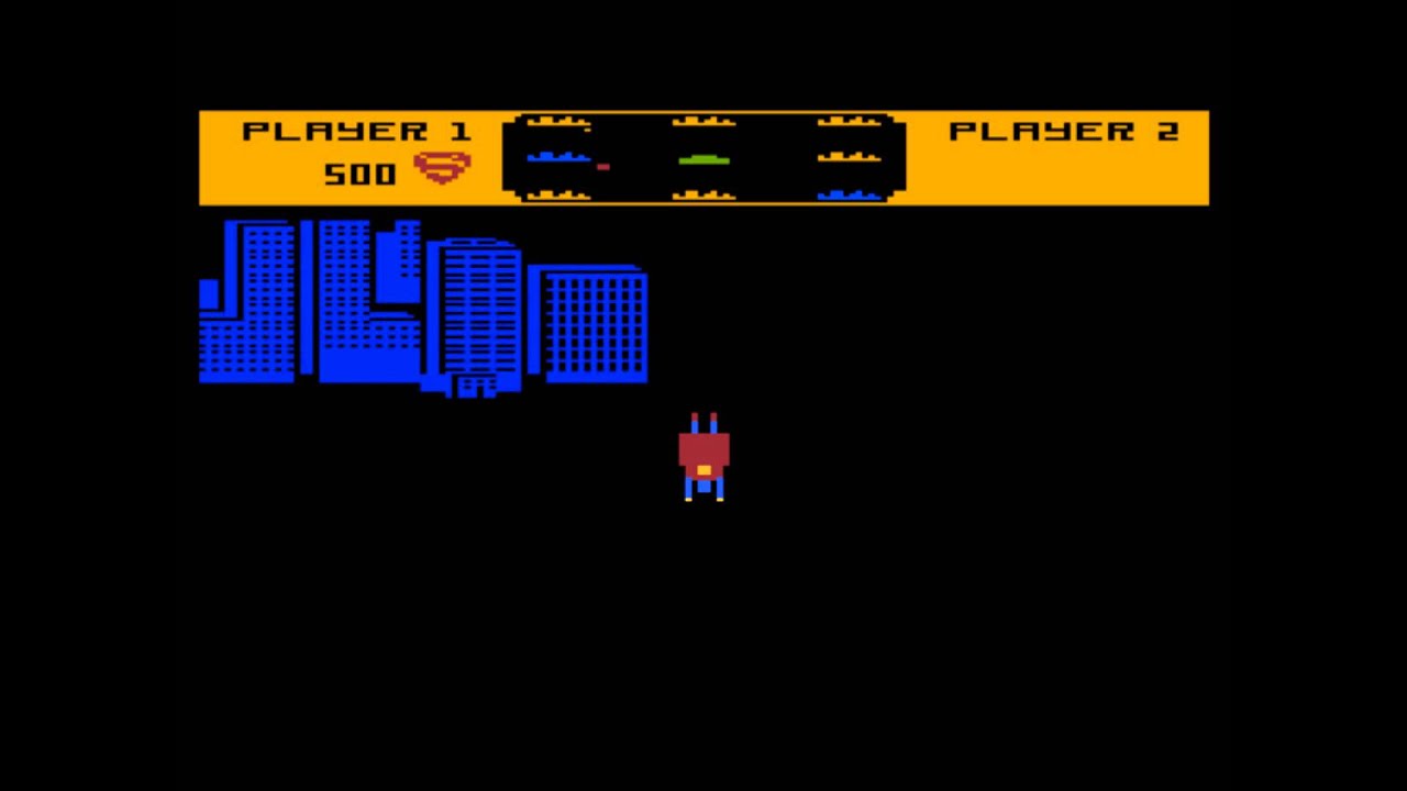 Superman III (prototype) for the Atari 8-bit family - YouTube