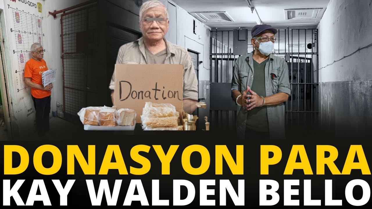 DONASYON PARA KAY WALDEN BELLO - YouTube