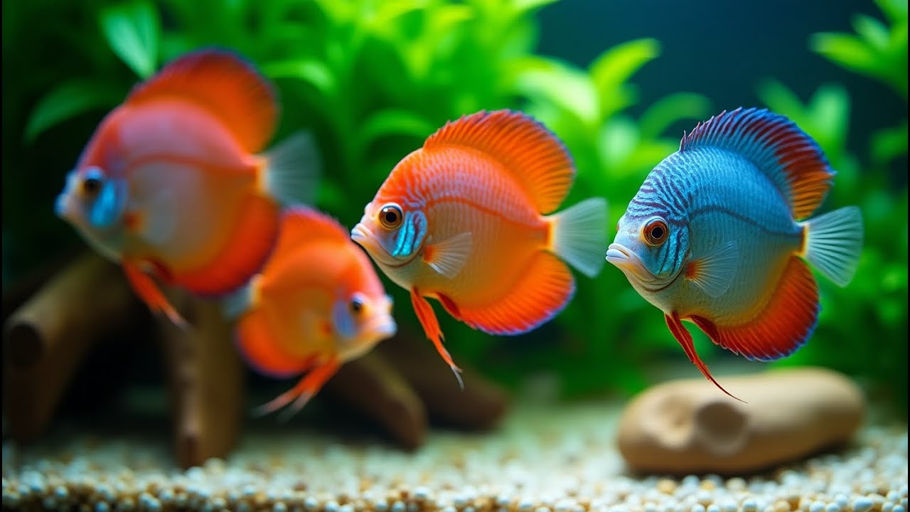 Fish Tank Ambience | Calming Tropical Aquarium for Deep Sleep ...