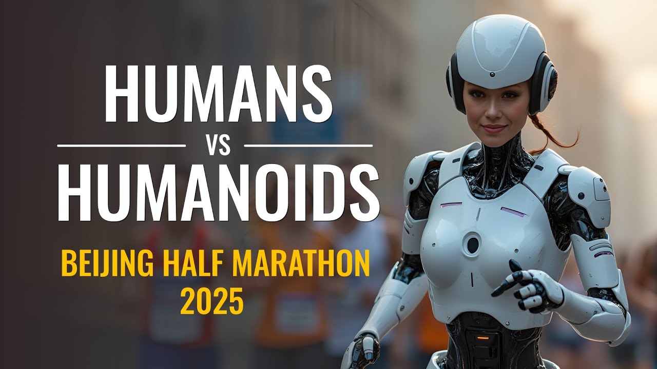 Humanoids vs Humans Half-Marathon in Beijing | Historic Race 2025 - YouTube