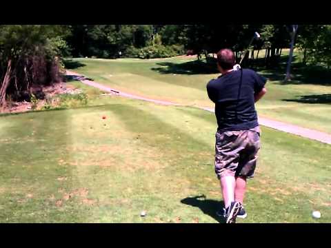 ON THE GREEN! ( One Handed Golf Shot ) - YouTube