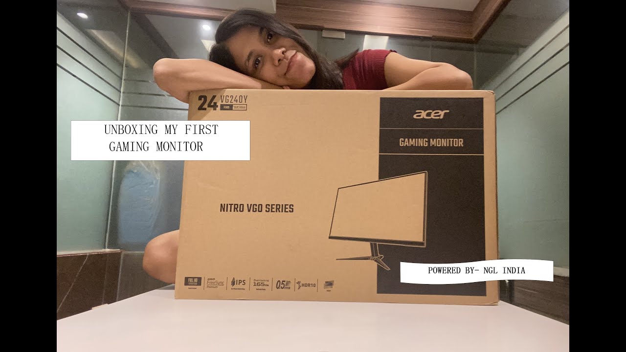UNBOXING MY FIRST ACER GAMING MONITOR - YouTube