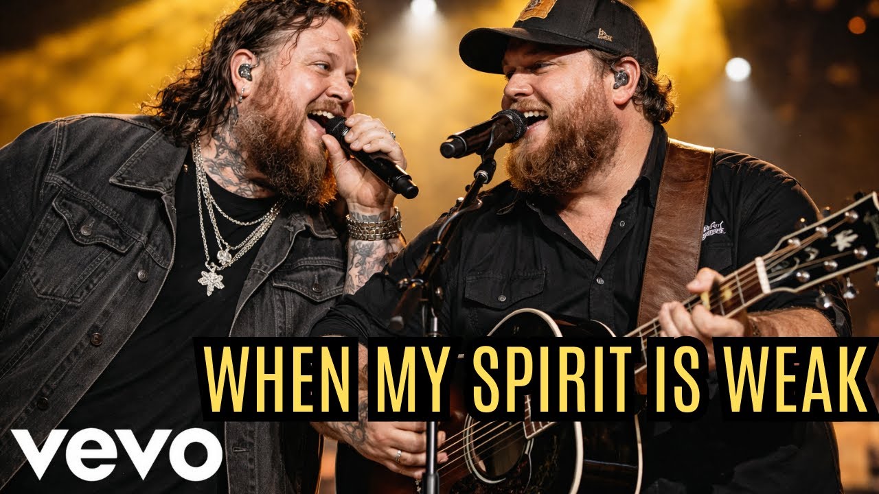 Luke Combs Ft Jelly Roll When my spirit is Weak (2025 Official Music ...
