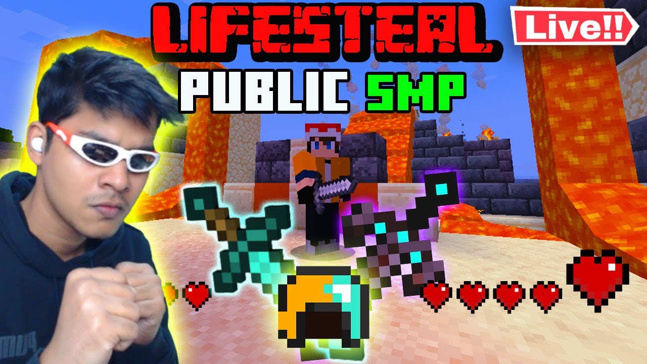 🔴⛏ Minecraft 🌑OREO ⚪ Lifesteal Smp 🧱Come Play Together | Thread9 - YouTube