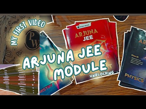 Unboxing PW Arjuna jee module | Arjuna jee modules review | PW modules ...