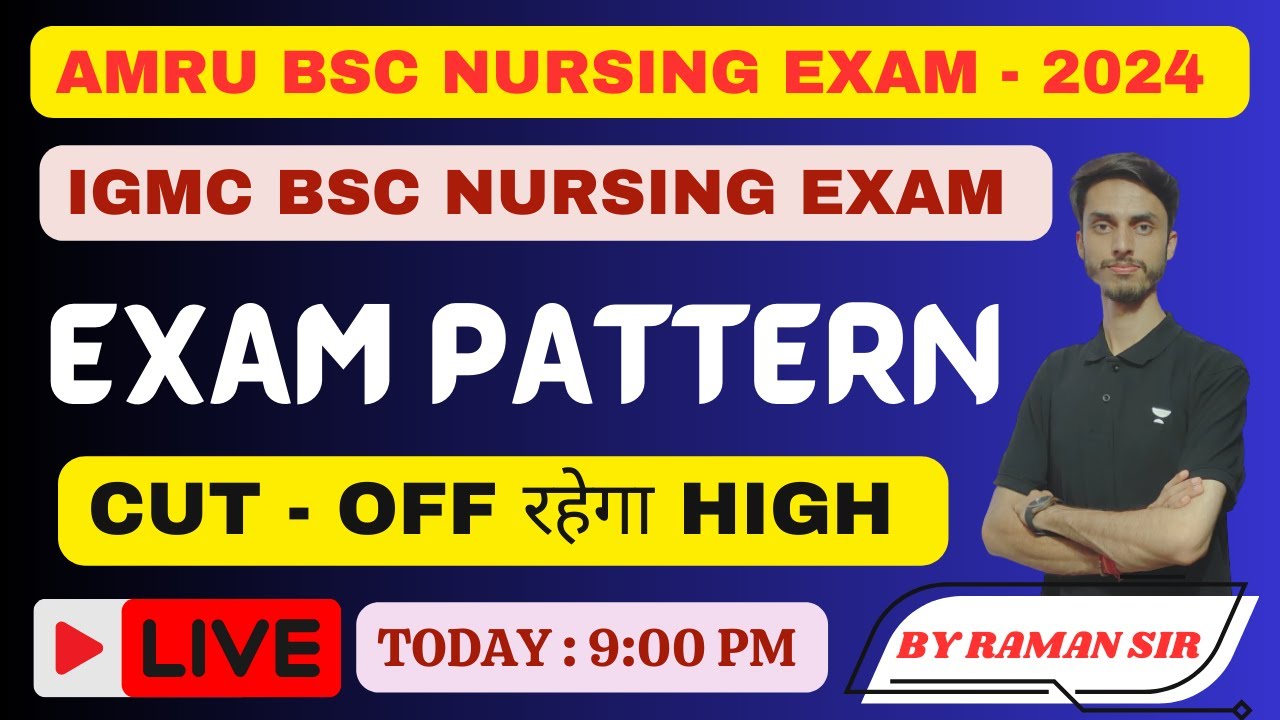 AMRU (HP) BSC Nursing Exam 2024 Exam pattern / How to prepare for HP ...