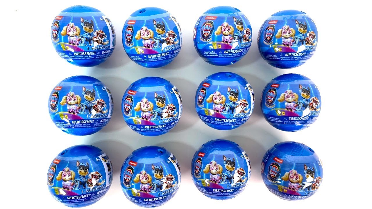 NEW Paw Patrol The Mighty Movie Mashems Mystery Surprise Toy Unboxing ...
