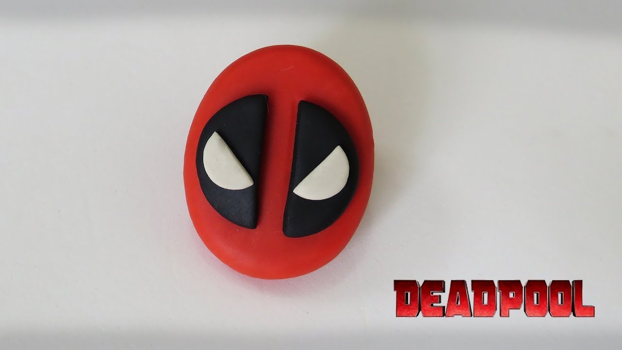 🔴 DIY How to Make DEADPOOL Mask - Easy Polymer Clay, Plastilina and ...