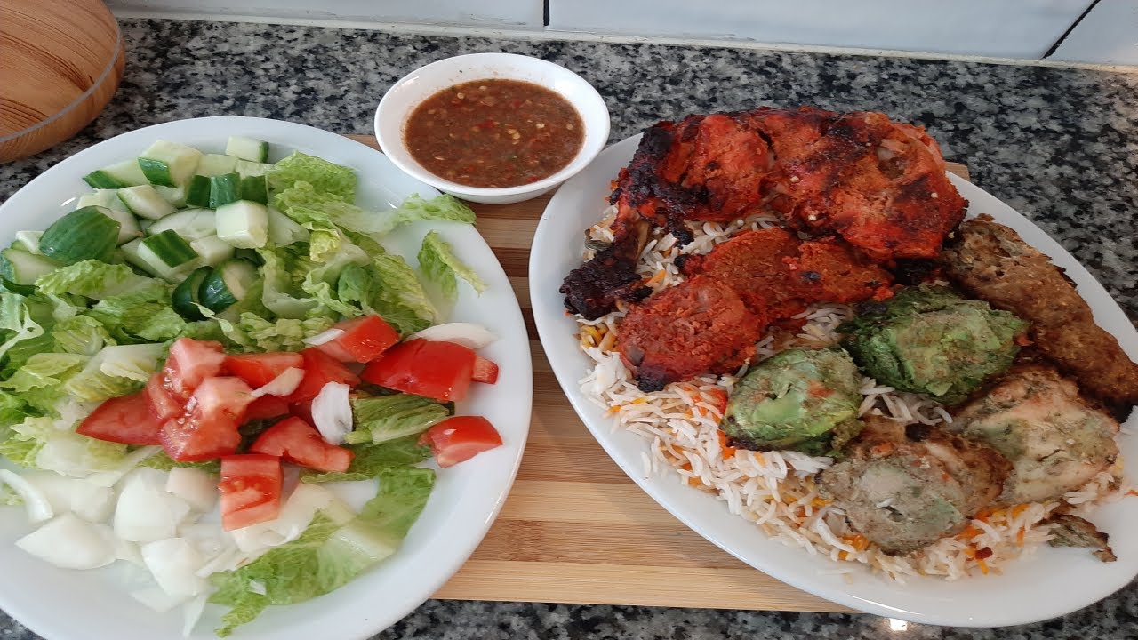 Barbeque Biryani Rice| How To Make Barbeque Platter|Perfect Barbeque ...