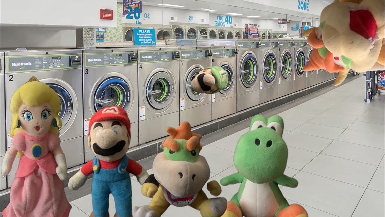 Mario Luigi go to the laundry - YouTube