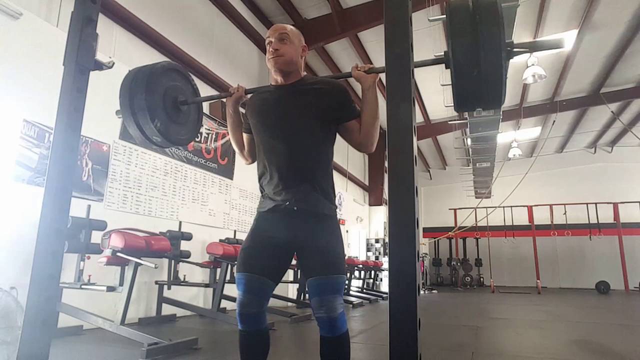 225 back squat x 20 reps in 32 seconds. - YouTube