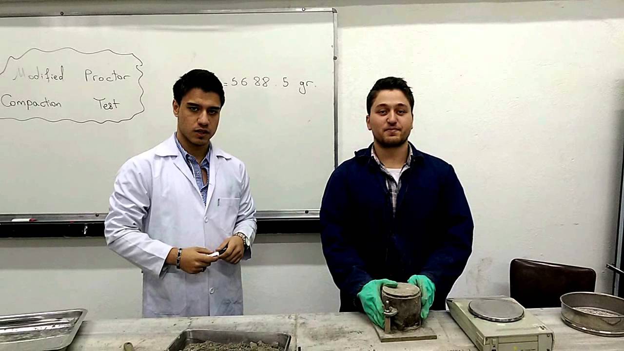 Modified Proctor Compaction Test - YouTube