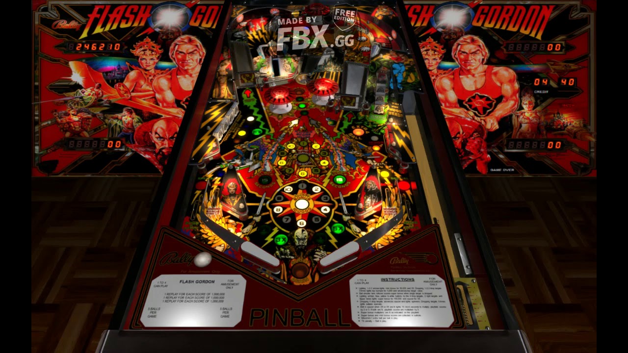 Flash Gordon VPX Pinball - YouTube