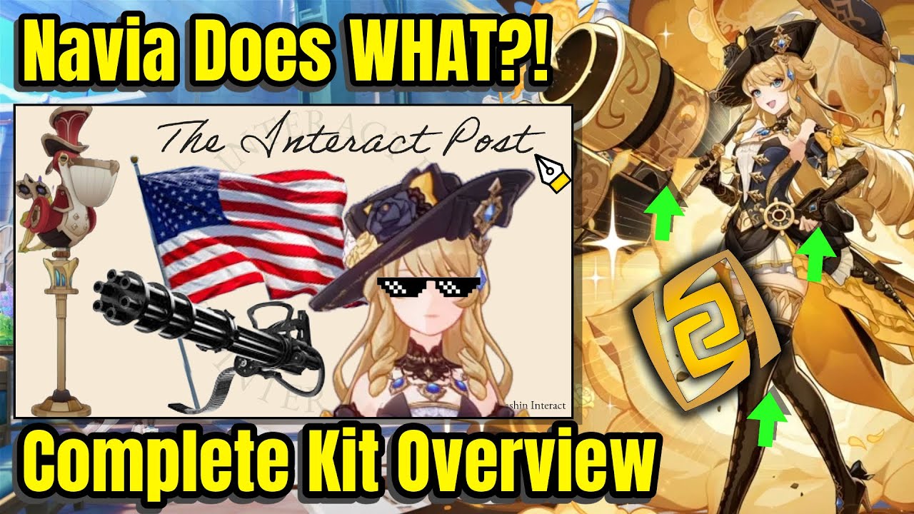 NAVIA Looks AWESOME! Full Kit Overview & Our Thoughts On It | Genshin ...
