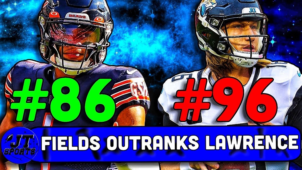Justin Fields Ranked Over Trevor Lawrence On NFL Top 100 - YouTube