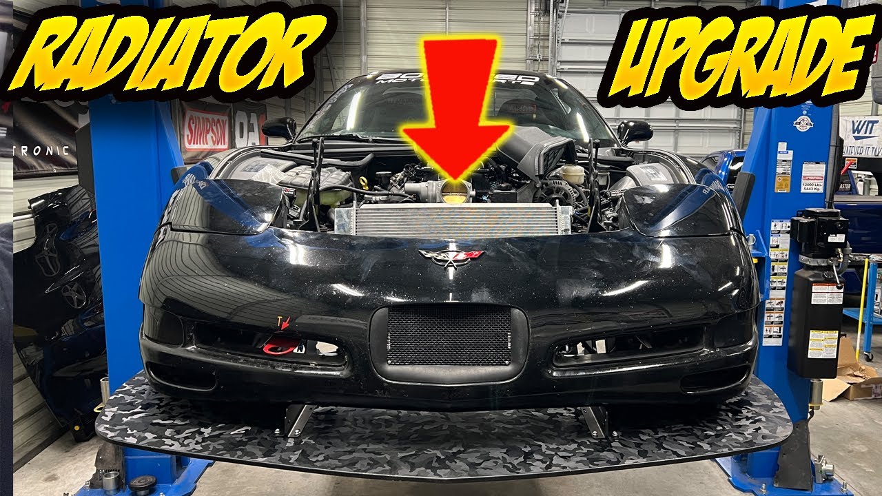 1997 - 2004 Corvette C5 Aluminum Radiator - 6 Speed Manual Radiator ...