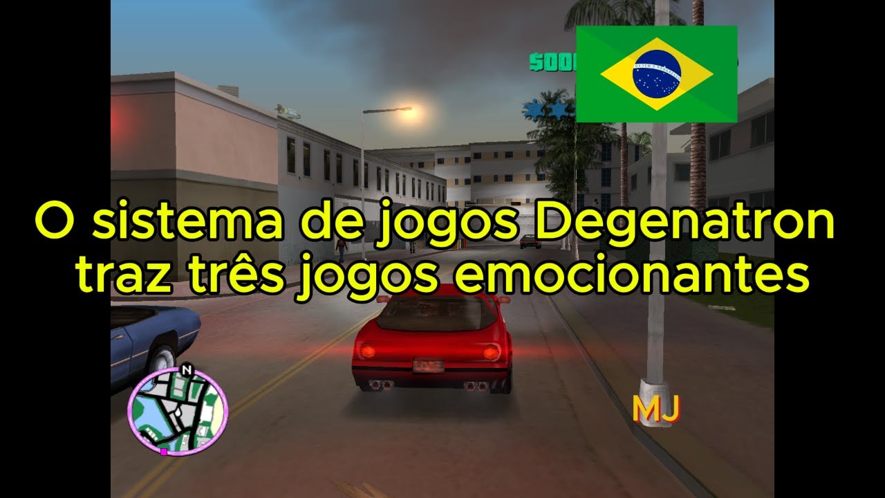 DEGENATRON ARCADE | Comercial de rádio GTA Vice City PTBR - YouTube