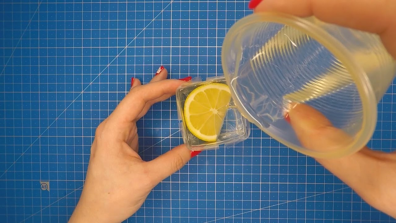 Lemon in epoxy resin DIY/ RESIN ART - YouTube