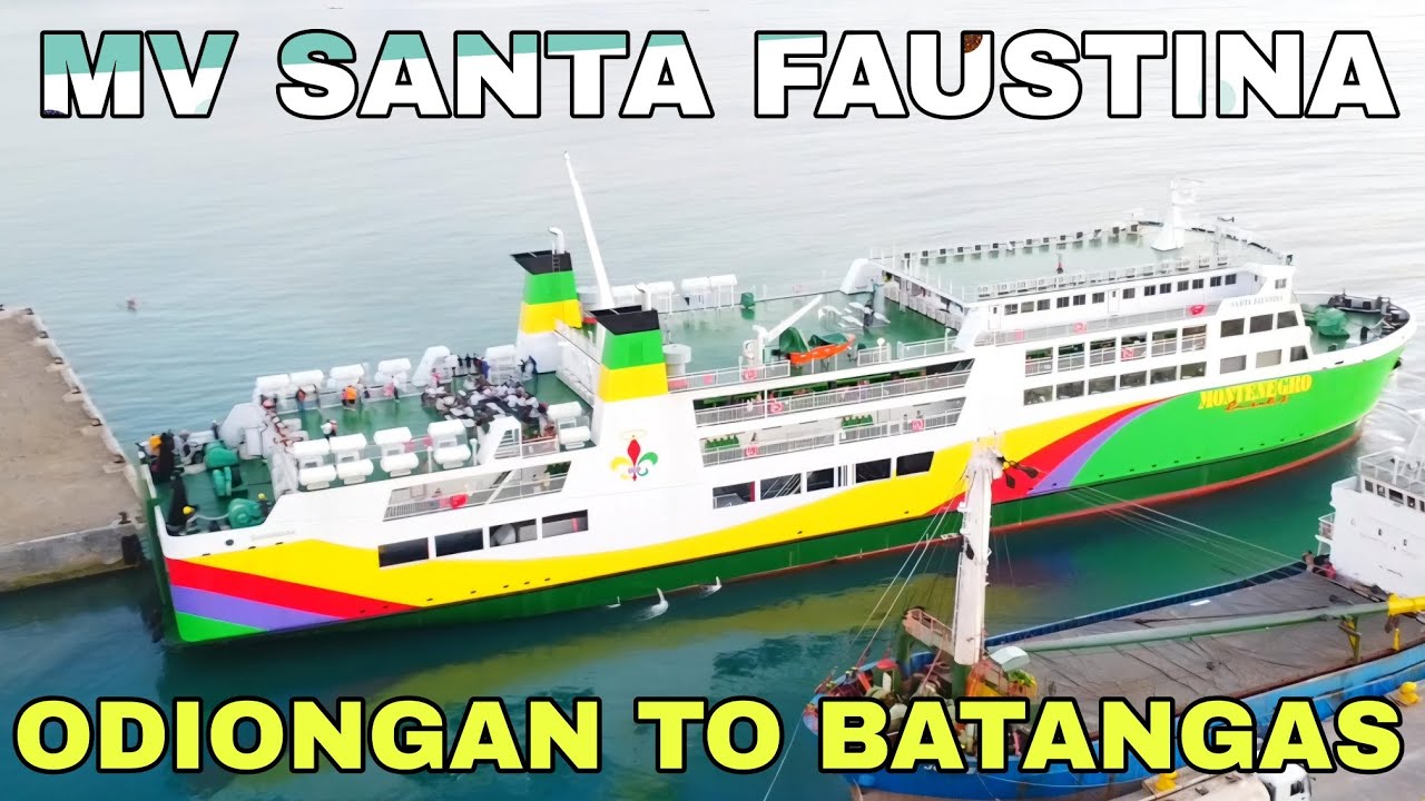 MONTENEGRO SANTA FAUSTINA SHIPPING LINES | BATANGAS TO ODIONGAN - YouTube