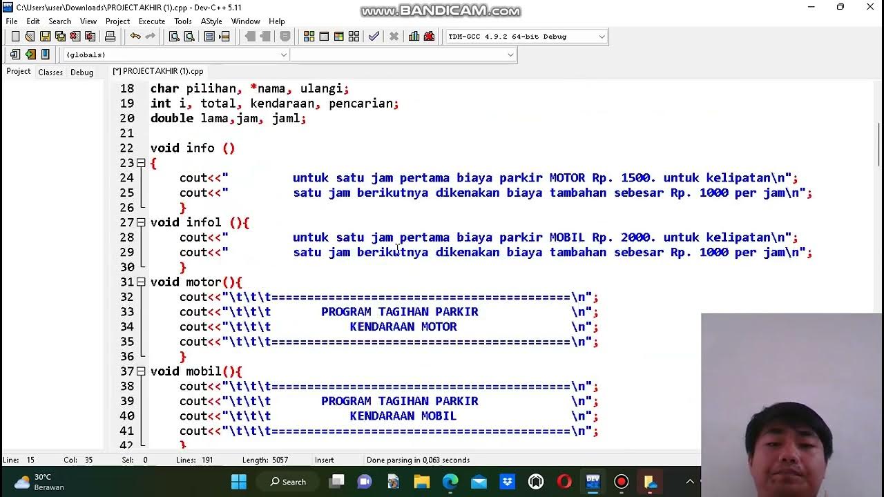 Tugas grand project algoritma praktek pemograman kelompok 1 - YouTube