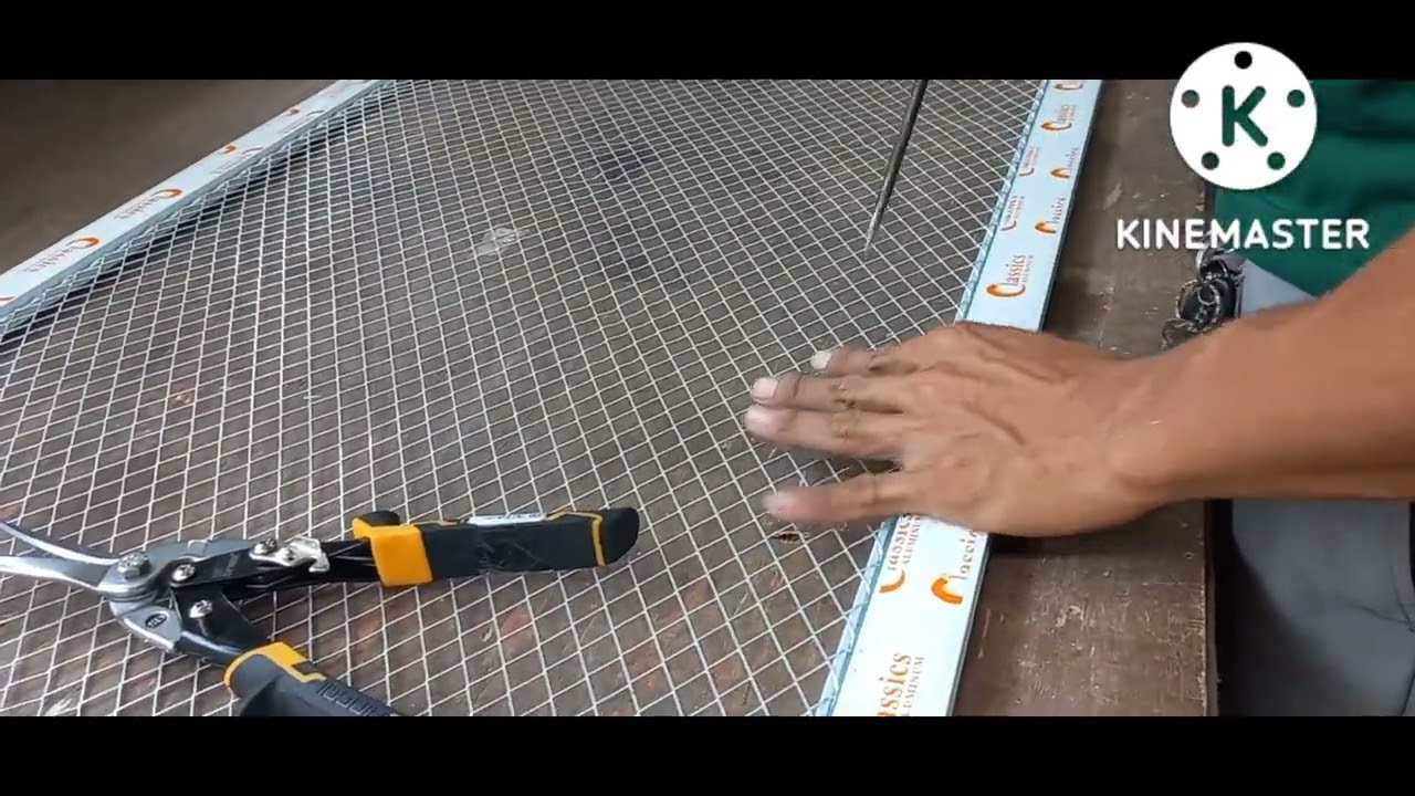 ganito mag lagay ng expanded wire sa screen frame ys221 - YouTube