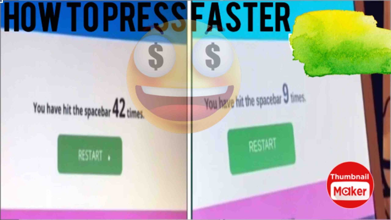 How to press spacebar faster! - YouTube