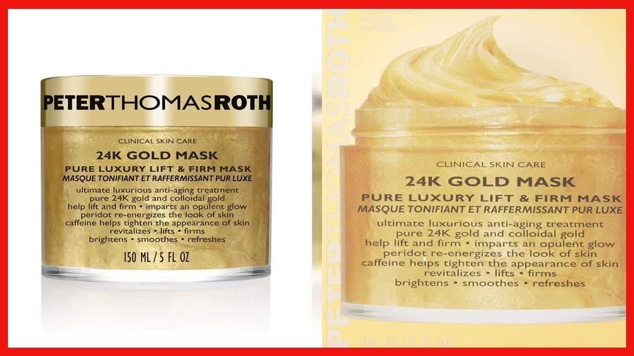 Peter Thomas Roth | 24K Gold Mask | Pure Luxury Lift & Firm, Anti-Aging ...