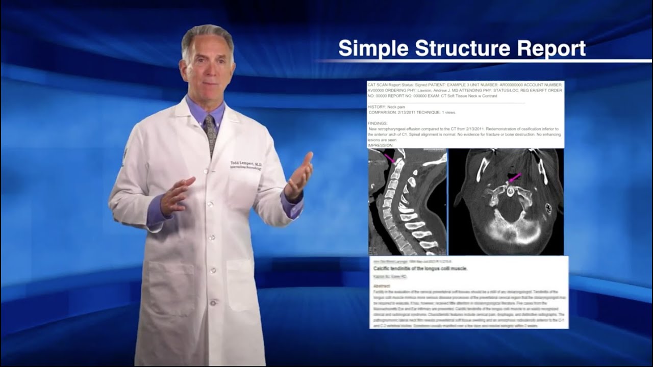 Coast Radiology's Simple Structure Report - YouTube