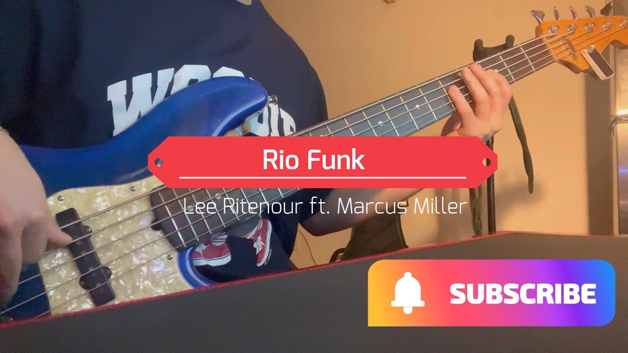 근본넘치는 베이스 슬랩 솔로곡 ( Rio Funk - Lee Ritenour ft. Marcus Miller) bass slap ...