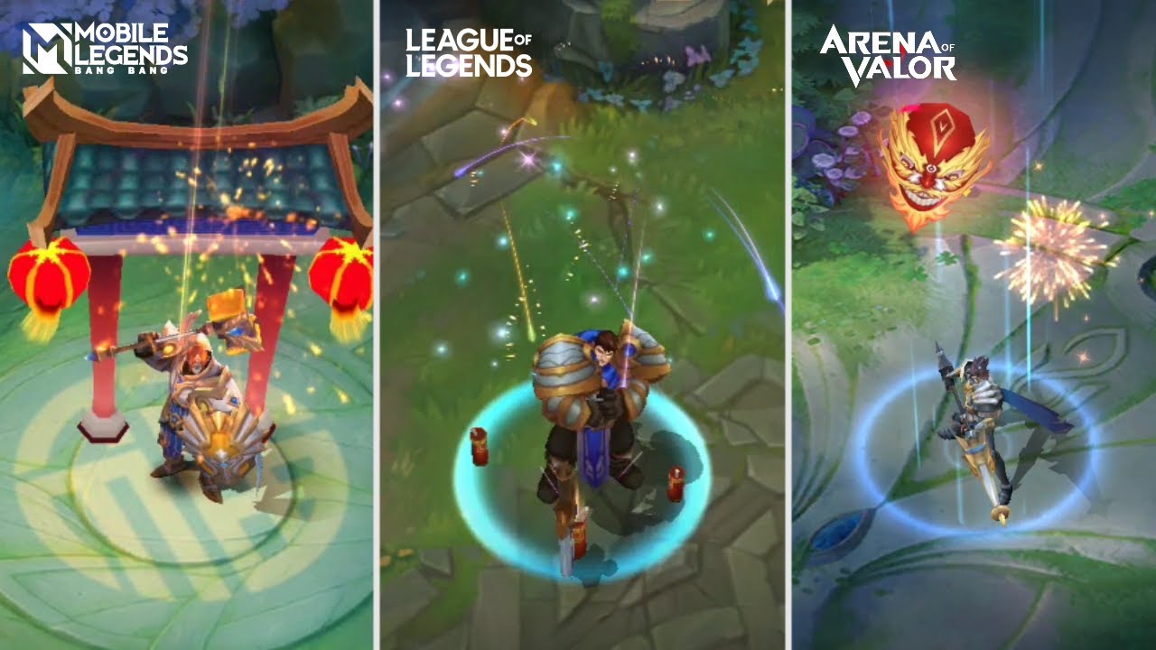Recall Effect Comparison 2022 - Mobile Legends vs LoL Wild Rift vs ...