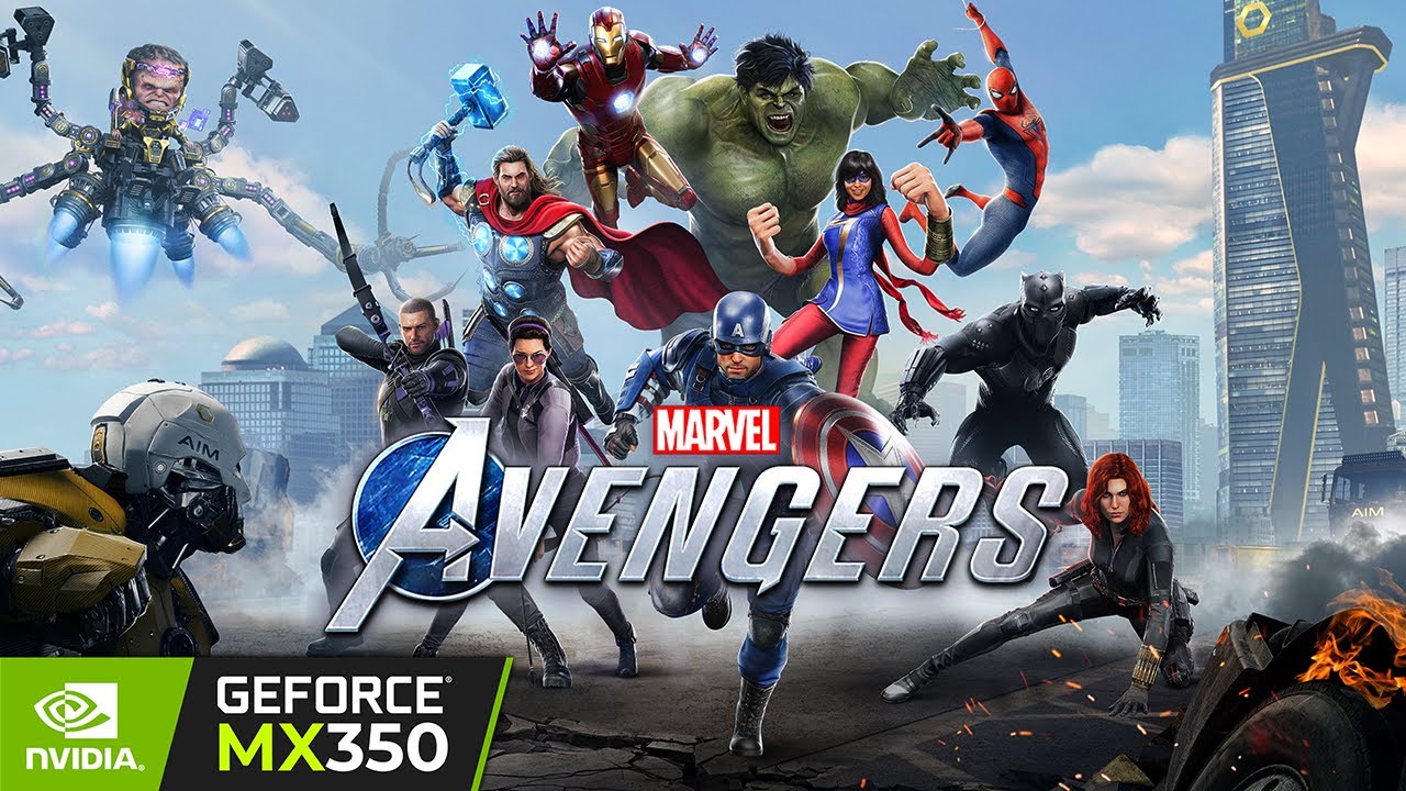 Marvel's AVENGERS \ NVIDIA MX350 + 16GB RAM \ 900p - 720p \ All ...