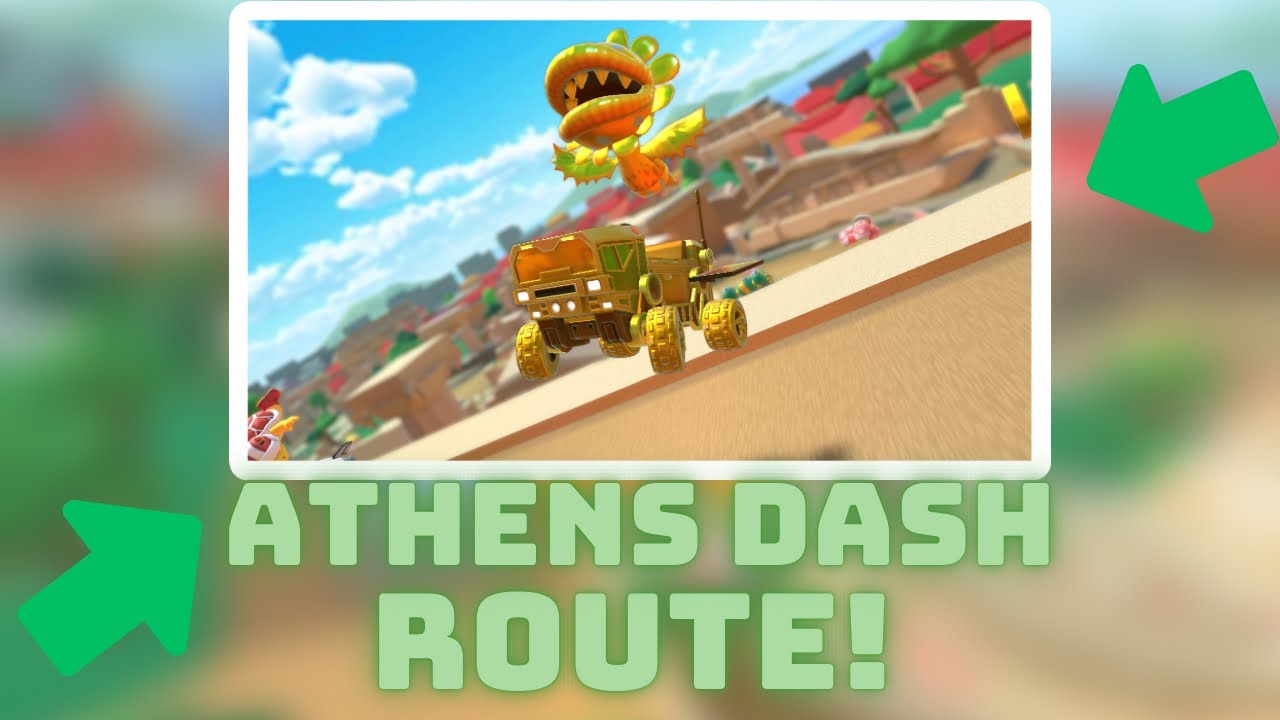 How will Athens Dash work in Mario Kart 8 Deluxe? (Predicting the Route!) - YouTube