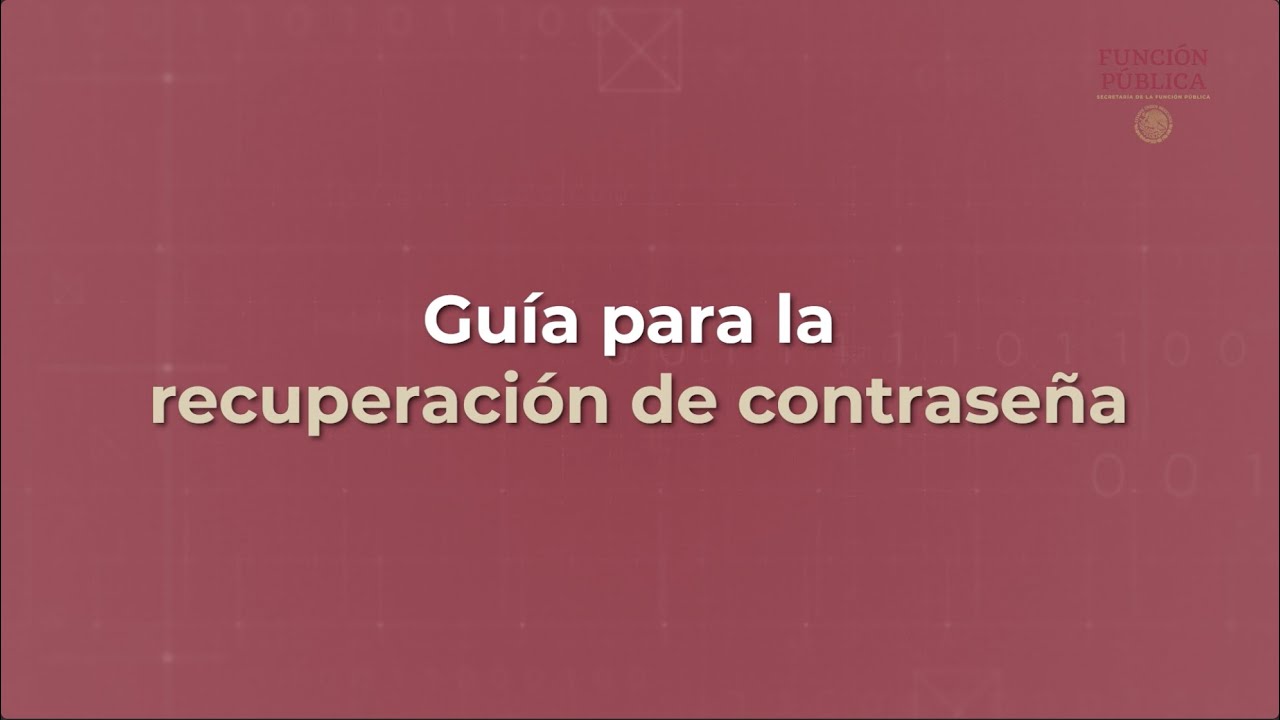 Guía para la Recuperación de Contraseña del sistema DeclaraNet - YouTube