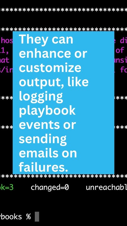 Ansible Callback Plugin #ansible #plugins #python - YouTube