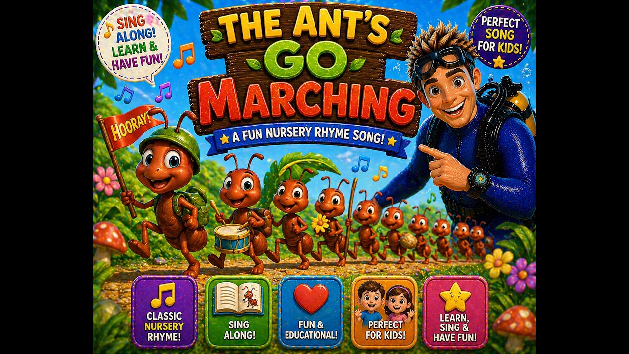 The Ants Go Marching - Learn Numbers While You Dance - YouTube