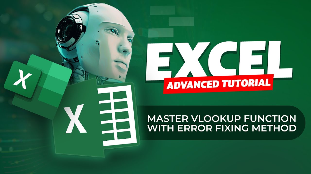 Master VLOOKUP Function with Error Fixing Method | Excel Tutorial 2023 - YouTube