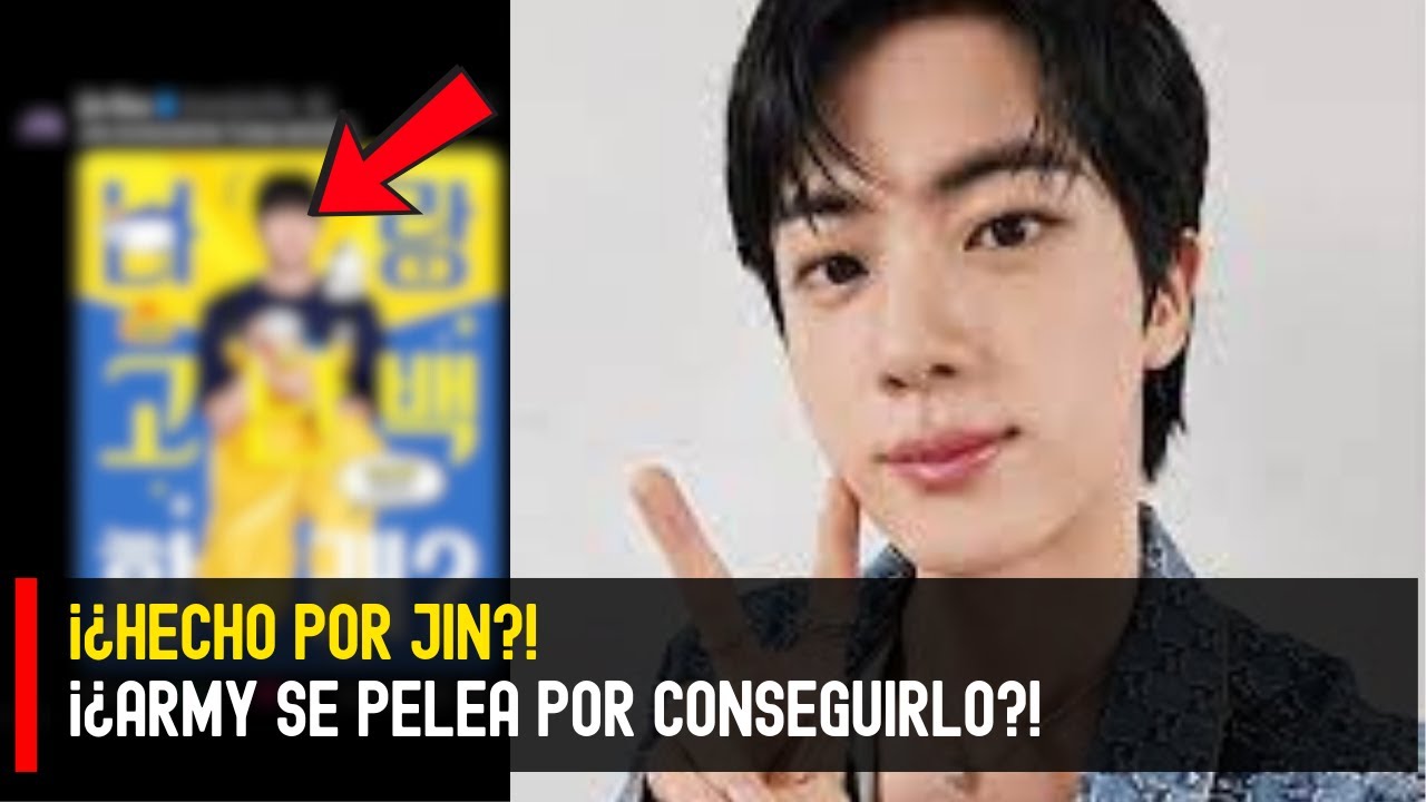 ¡La adorable lata de atún de Jin desata una guerra de ARMY! Se revela la historia secreta. #BTS ...