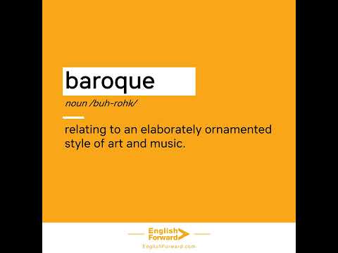 How to Pronounce Baroque | Definition | Example - YouTube
