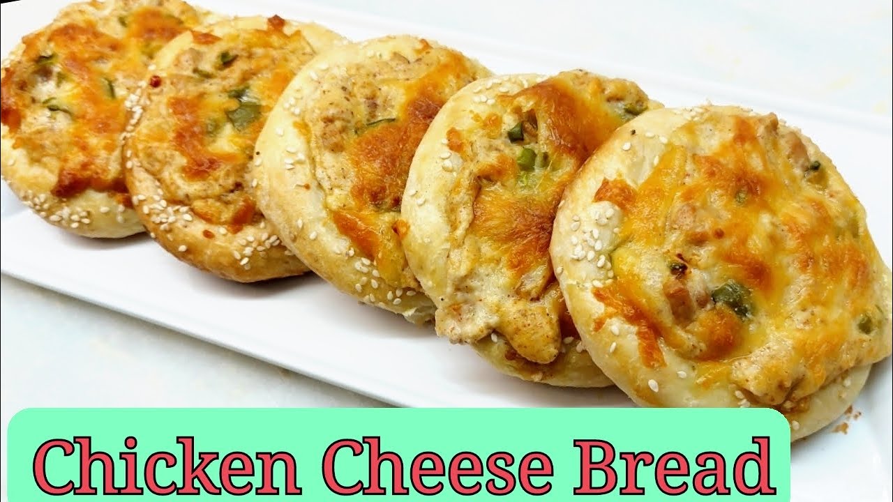 Chicken Cheese Bread | Cheesy Snacks | Mini Pizza | Rahila Kitchen ...
