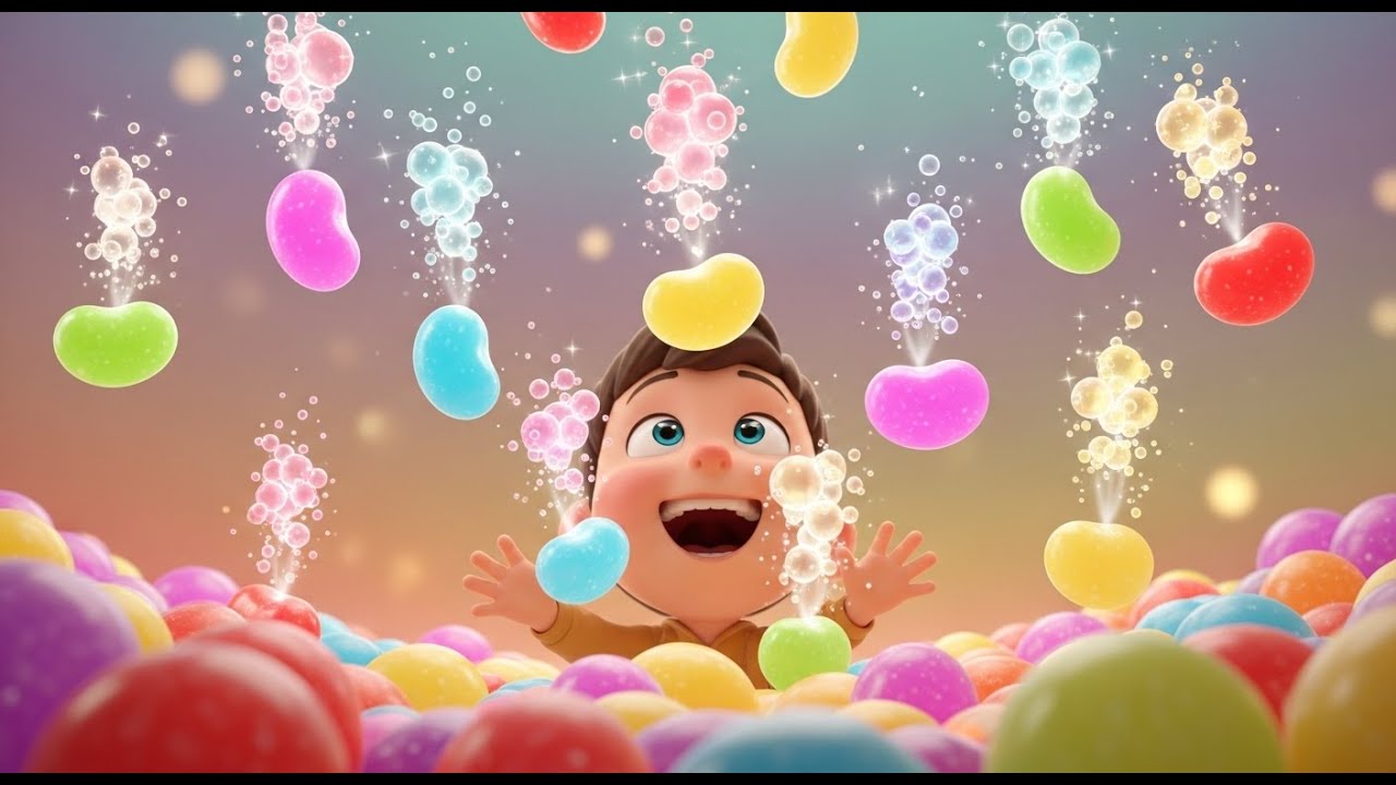 Jelly Bean Jumping Fun | Best Nursery Rhymes and Kids Songs Collection ...