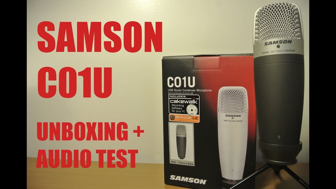 Samson C01U Unboxing + Audio Test - YouTube