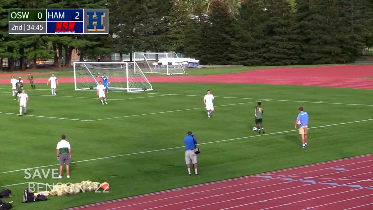 Hamilton College Game Highlights: Men's Soccer vs Oswego - YouTube