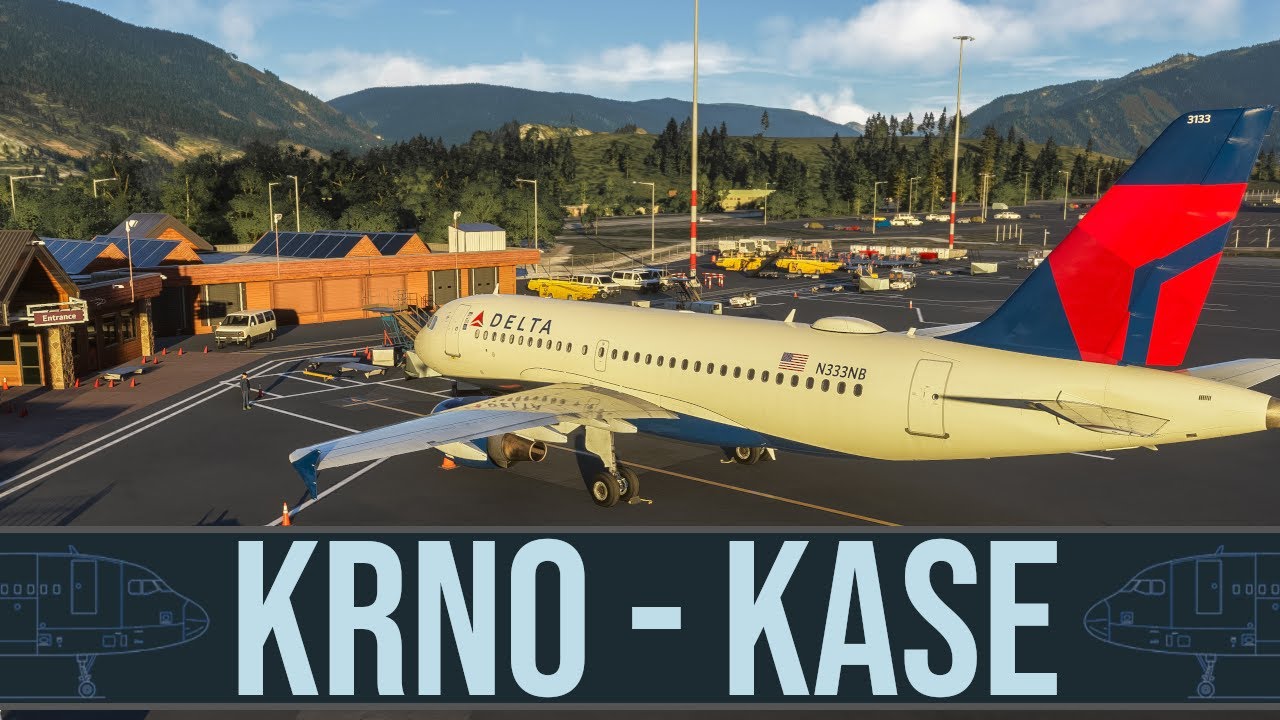 🔴 KRNO to KASE | Baby Bus Battles the Rockies – Aspen Arrival Challenge ...