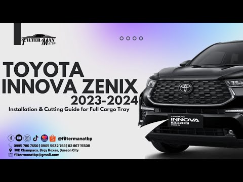 Cutting and Installation Guide of Full Cargo Tray For Toyota Innova ...