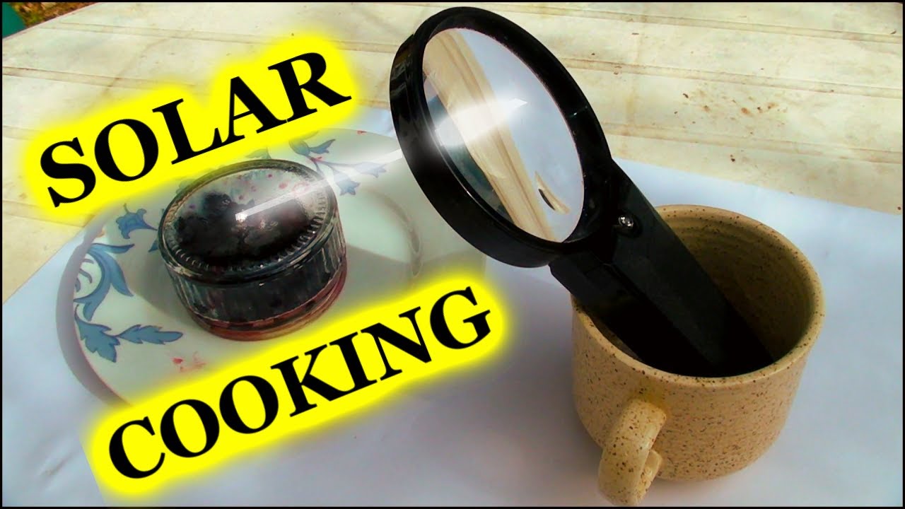 Solar Cooker Magnifying Glass - YouTube