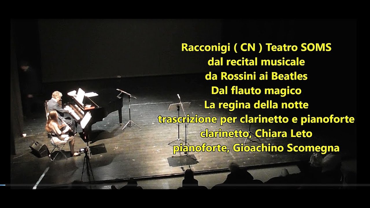 La regina della notte trascrizione clarinetto pianoforte clarinetto ...