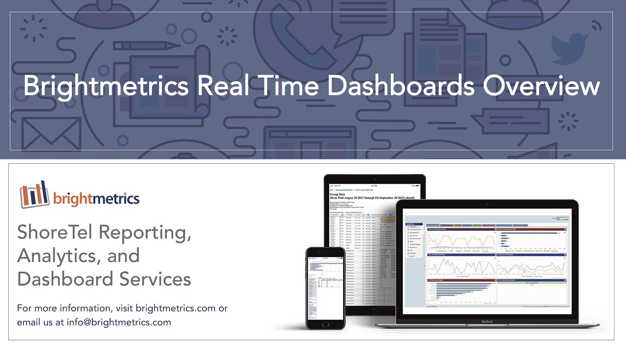 Brightmetrics Real Time Dashboard Services Overview - YouTube