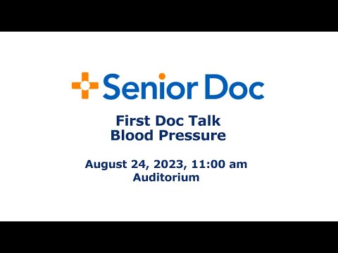 First Senior Doc - Doc Talk - August 24, 2023 - YouTube