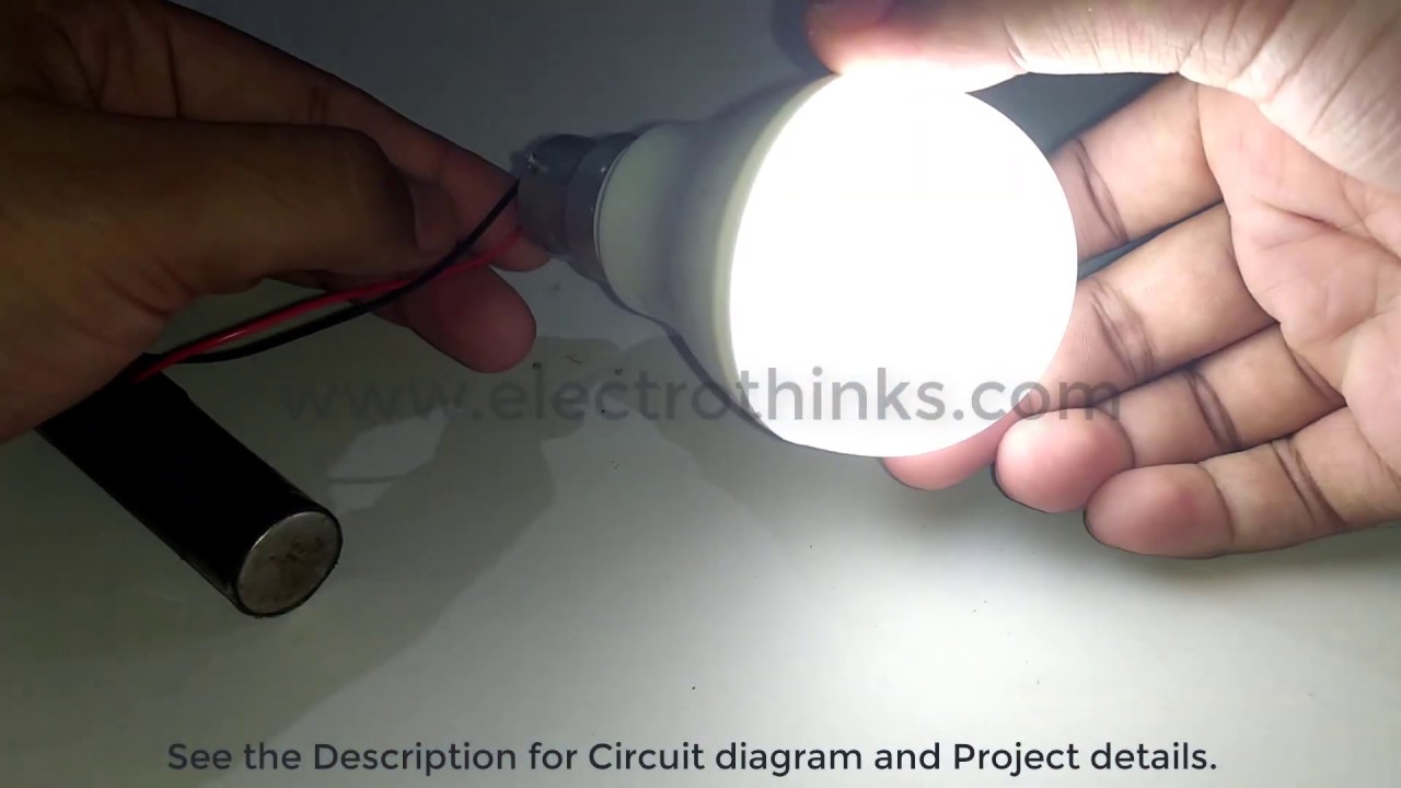 9W LED Inverter from Mobile Phone Charger - YouTube